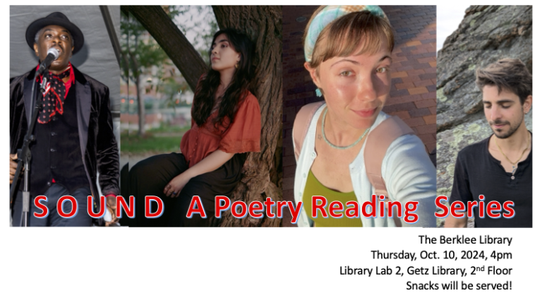 SOUND: A Poetry Reading Series | Berklee
