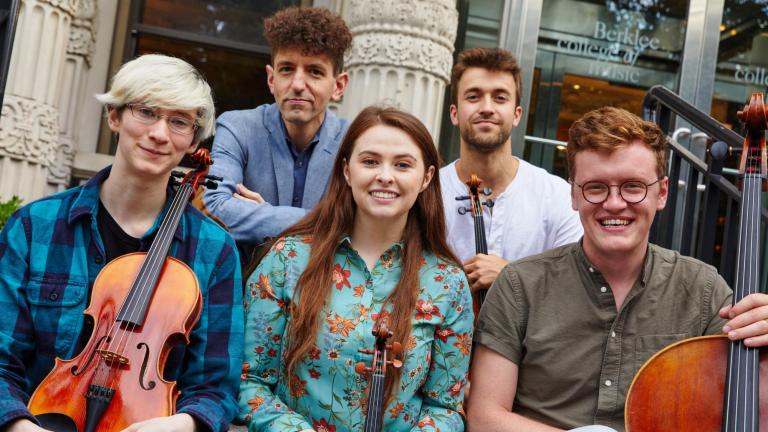 Berklee Instant Strings Sweetens Newport Folk | Berklee